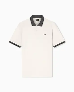 Armani Exchange Cotton Polo Shirt - White