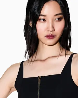 Armani Exchange Ottoman Top With Zip