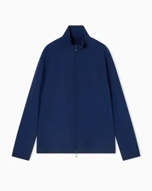 Armani Exchange Technical Fabric Blouson - Blue