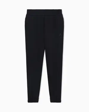 Armani Exchange Jogger Pants With Logo - Black