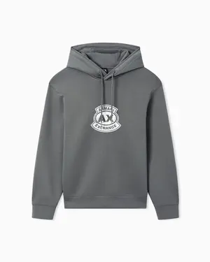 Armani Exchange Cotton Hoodie - Grey