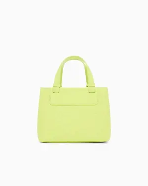 Armani Exchange Shopping Bag With An Outside Coating - Green