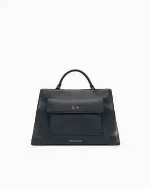Armani Exchange Handbag With Shoulder Strap With Logo - Black