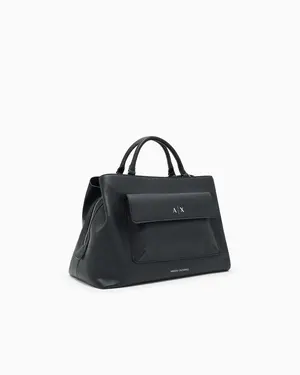 Armani Exchange Handbag With Shoulder Strap With Logo - Black