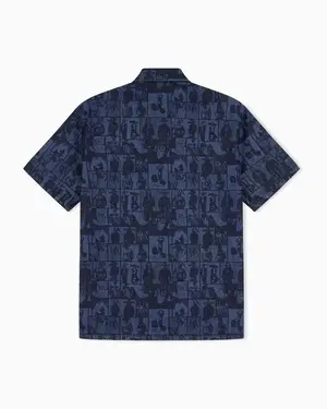 Armani Exchange 9 Oz Delicate Wash Denim Shirt