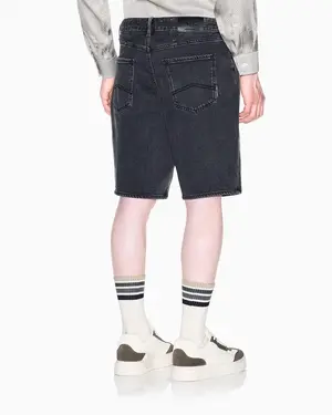 Armani Exchange Light Wash Stretch Denim Shorts 11.50 Oz