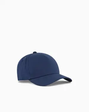 Armani Exchange Cap With Visor And Logo Label - Blue