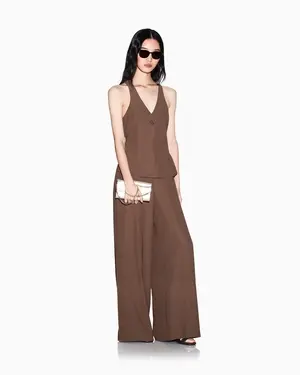 Armani Exchange Tracksuit With Vest And Wide-leg Trousers