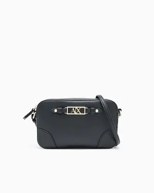 Armani Exchange Camera Case Messenger Bag - Black
