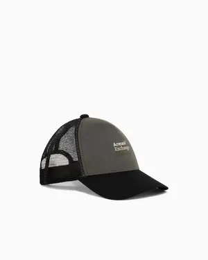 Armani Exchange Classic And Versatile Cotton Twill Cap - Green