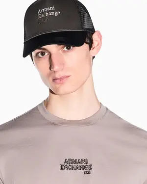 Armani Exchange Classic And Versatile Cotton Twill Cap - Green