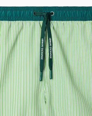 Armani Exchange All-over Graphic Print Swimsuit - Green