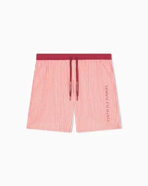 Armani Exchange All-over Graphic Print Swimsuit - Red
