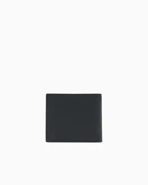 Armani Exchange Minimal Wallet With Hammered Texture
