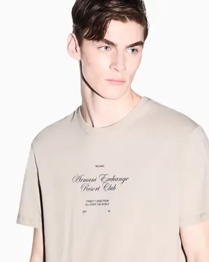 Armani Exchange Regular-fit Cotton Jersey T-shirt