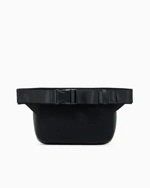 Armani Exchange Waist Bag With Zipper Closure And Adjustable Strap