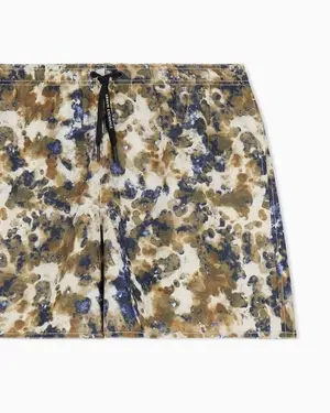 Armani Exchange All-over Graphic Print Swimsuit