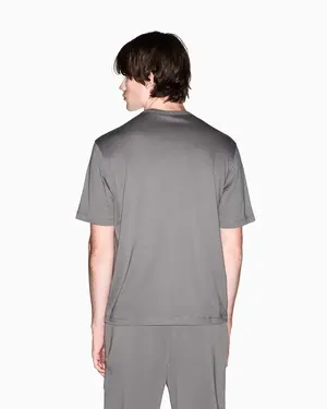 Armani Exchange Regular Fit Cotton T-shirt - Grey