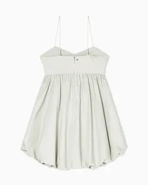 Armani Exchange Chambray Balloon Dress With Knot