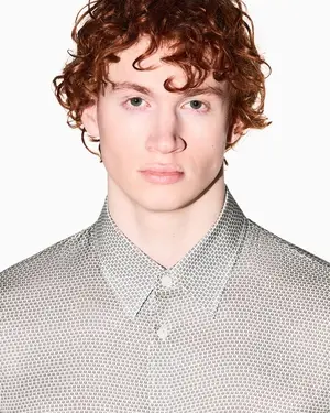 Armani Exchange Technical Fabric Shirt - Grey