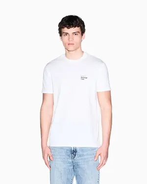 Armani Exchange Regular Fit T-shirt In Classic Cotton Jersey