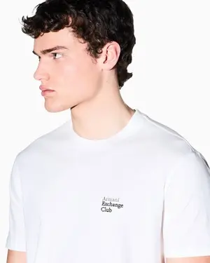 Armani Exchange Regular Fit T-shirt In Classic Cotton Jersey