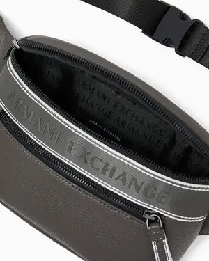 Armani Exchange Belt Bag With Logo Detail - Brown