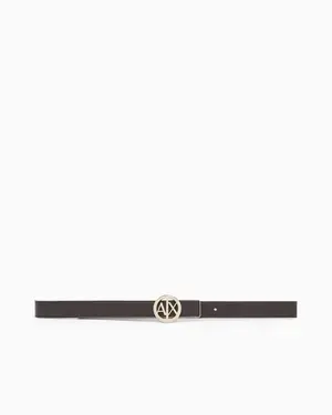Armani Exchange Reversible Belt With Plate Buckle