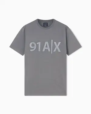Armani Exchange Regular Fit T-shirt In Cotton Jersey - Grey
