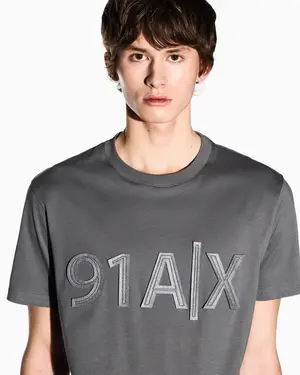 Armani Exchange Regular Fit T-shirt In Cotton Jersey