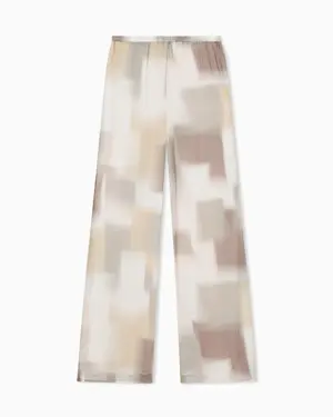 Armani Exchange Trousers In Technical Fabric