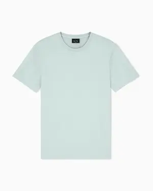 Armani Exchange Slim Fit T-shirt In Pima Cotton Jersey - Green