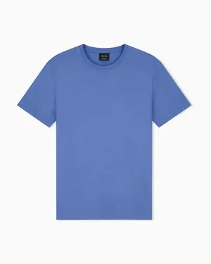 Armani Exchange Slim Fit T-shirt In Pima Cotton Jersey Purple