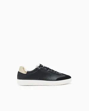 Armani Exchange Technical Fabric Sneakers - Black