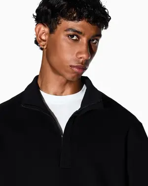Armani Exchange High-neck Sweatshirt With Zip
