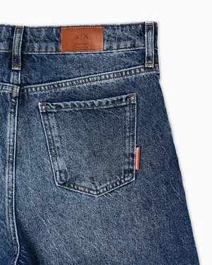 Armani Exchange Relaxed Fit Dark Denim Jeans