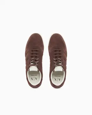 Armani Exchange Technical Fabric Sneakers - Brown