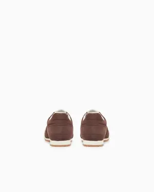 Armani Exchange Technical Fabric Sneakers - Brown
