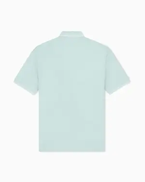 Armani Exchange Regular Fit Polo Shirt In Stretch Cotton Piquet - Green