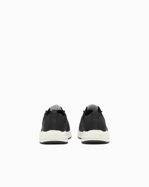 Armani Exchange Technical Fabric Sneakers - Black