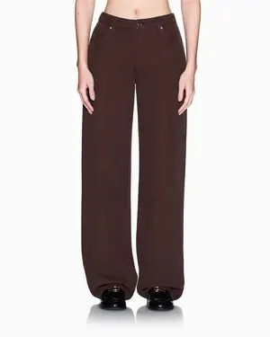 Armani Exchange Relaxed Fit Jeans In Garment Dyed Denim