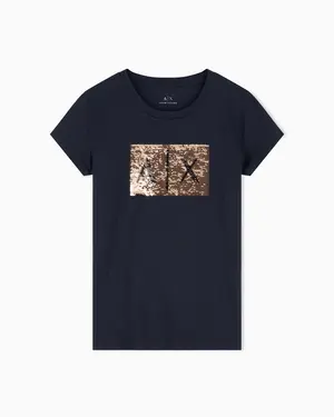 Armani Exchange Slim Fit T-shirt Cotton Jersey - Black