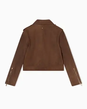 Armani Exchange Genuine Suede Leather Jacket
