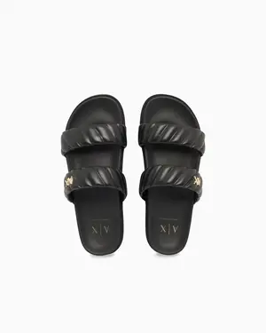 Armani Exchange Minimal Nappa Sandals