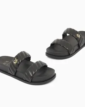 Armani Exchange Minimal Nappa Sandals