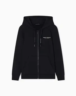 Armani Exchange Cotton Zip-up Hoodie
