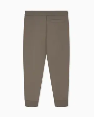 Armani Exchange Regular Fit Cotton French Terry Sweatpants - Brown