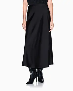 Armani Exchange Longuette Skirt With Pleat