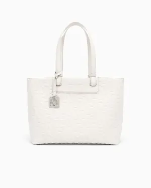 Armani Exchange Monogram Shopper Bag - One-color