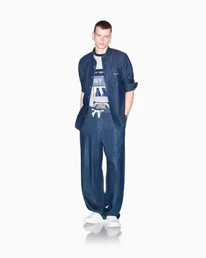 Armani Exchange Regular T-shirt In Cotton Jersey